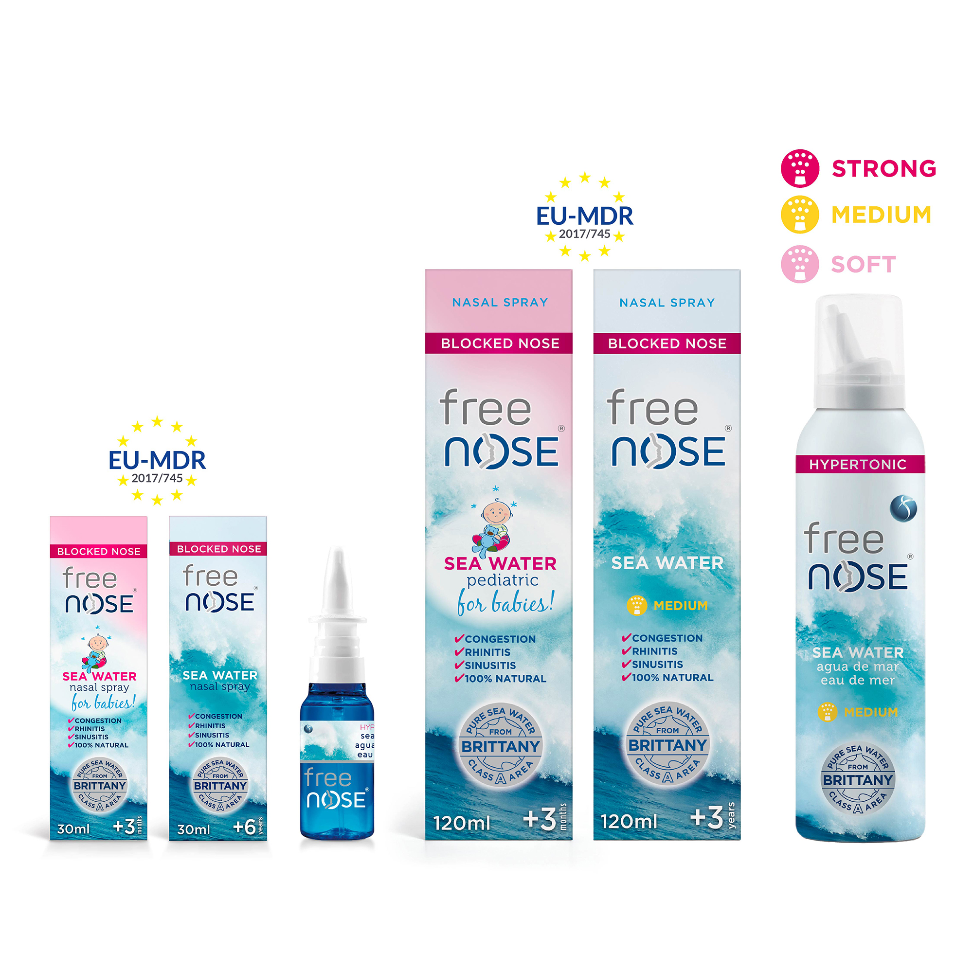 FREE NOSE® AGUA DE MAR HIPERTÓNICA – STE Pharmaceuticals